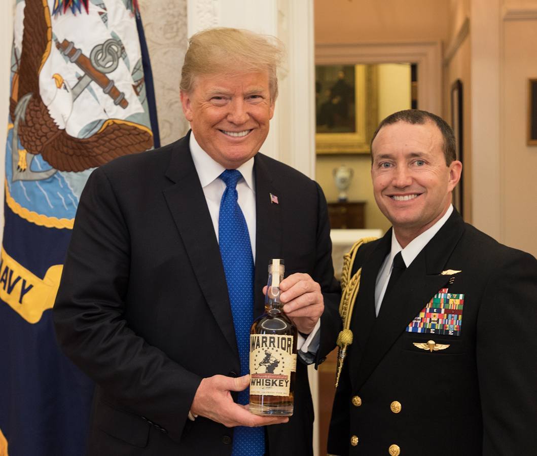 Steamboat Whiskey Company gives Warrior Whiskey bottle 45 to 45th ...